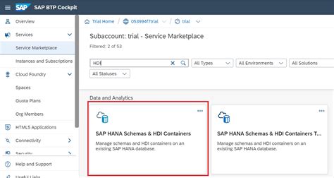 Activate Hdi Container Sap Community