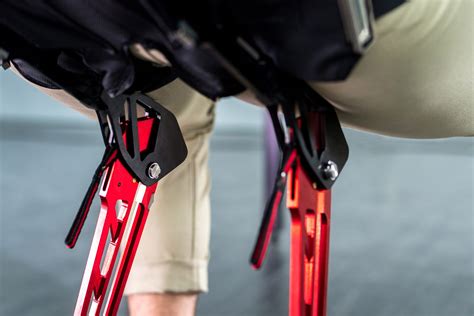 Lex By Astride Is A Wearable Chair That Allows Its User To Sit Anywhere