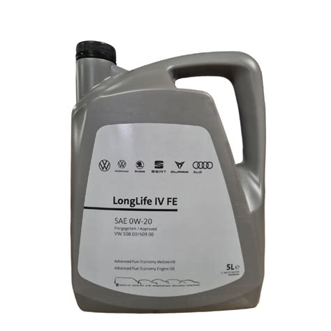 Моторное масло VW LongLife IV FE 0W20 (5л) купить | Premium-Parts