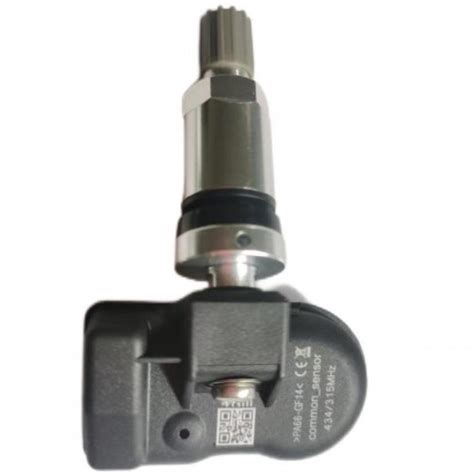 Dual Frequency PROGRAMMABLE UNIVERSAL TPMS SENSOR Snap In Sensor Black Clamp In Sensor Silver