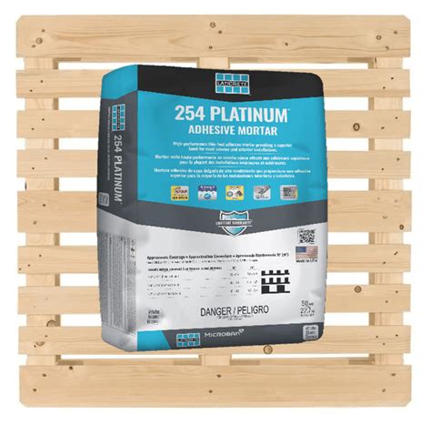 Laticrete 254 Platinum Thin Set White Full Pallet Floorlife