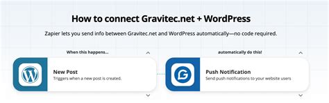 Gravitec Integrates With Zapier Trigger Push Notifications Using