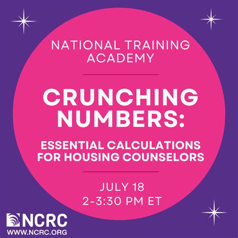 Crunching Numbers Essential Calculations For Housing Counselors Ncrc