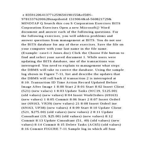 Using The Sample Log Shown Figure