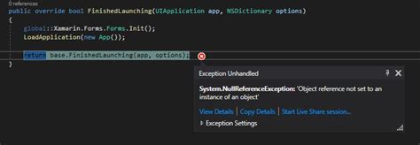 Bug Ios Null Reference Exception Refresh View V460 Pre 3 · Issue