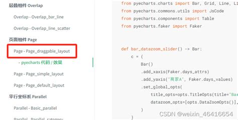 Pyecharts多组件页面布局问题 Csdn博客
