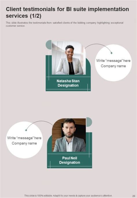 Proposal For Bi Suite Implementation Report Sample Example Document Ppt