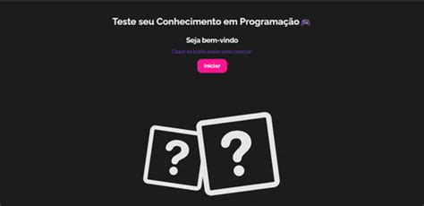 GitHub Agostinhomarcia Quiz React Game Project Here You Can Test Your Programming Knowledge