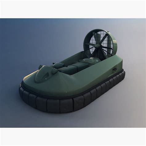 Amphibious Hovercraft 3d Model Download Motorboat On