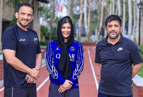 ملاقات جالب علیرضا دبیر با ستاره کشتی زنان دنیا