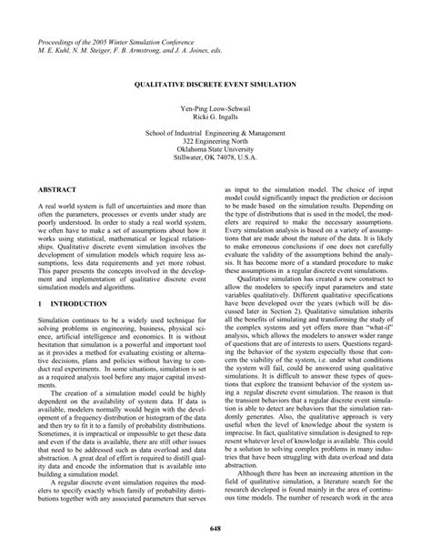 pdf qualitative discrete event simulation