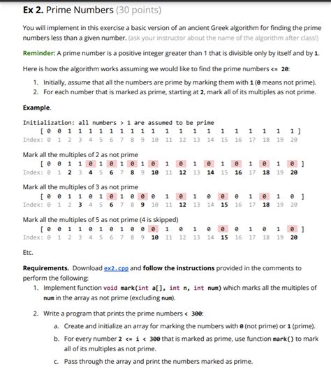 Solved Ex 2 Prime Numbers 30 Points You Will Implement In