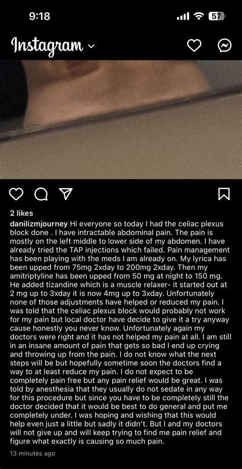 Danis Celiac Plexus Block Failed Rillnessfakers