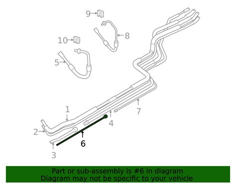 2011 2019 Ford Ac Refrigerant Liquid Hose Ac2z19835a
