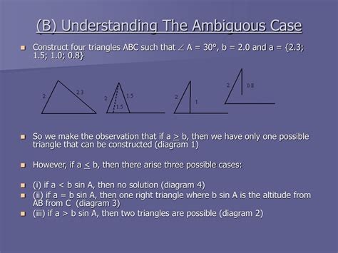 Ppt Tf 01 3 Sine Law The Ambiguous Case Powerpoint Presentation Id 517584