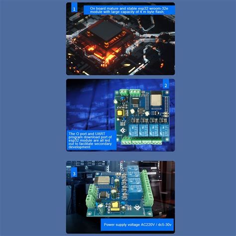 Thlb0p Ac 220vdc 5 30v Power Supply Esp32 Wifi Bluetooth Ble Four Way