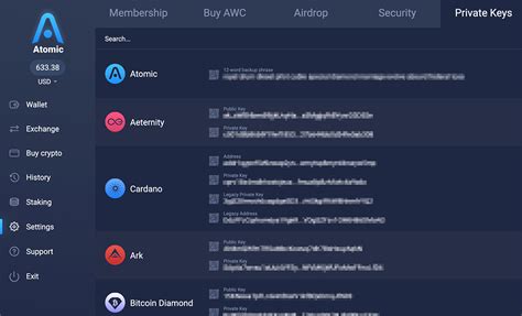 How Do I View My Private Keys Backup Phrase Atomic Wallet Knowledge Base