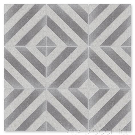 Diagonal Striped Cement Tile Villa Lagoon Tile