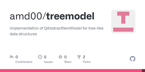 Github Amd00 Treemodel Implementation Of Qabstractitemmodel For Tree Like Data Structures