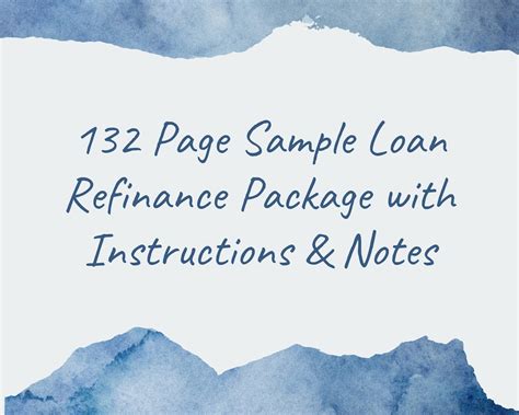 Refinance Loan Package Notary Training And Prep Digital Pdf Download Etsy