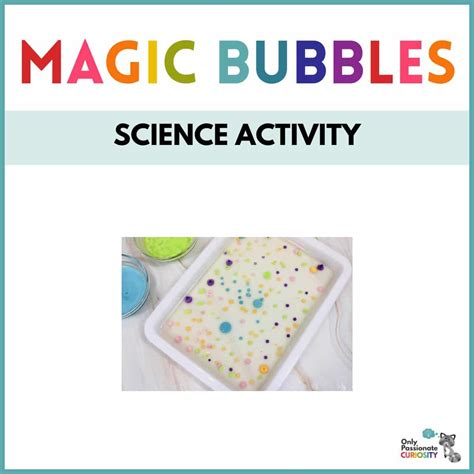 Magic Bubbles Science Experiment