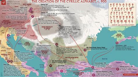 Историята на Кирил и Методий и техните ученици в карта Rbulgaria