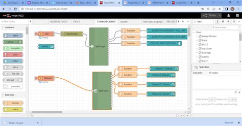 Simor Technology Polling Multi Addres Modbus Di Node Red