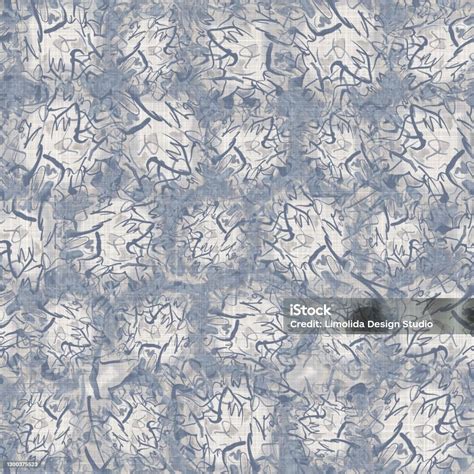 매끄러운 프렌치 농가 점리 린넨 패턴 프로방스 블루 화이트 직조 질감 초라한 세련된 스타일 장식 서클 도트 패브릭 배경 인쇄물 전체에 섬유 소박 0명에 대한 스톡 벡터 아트