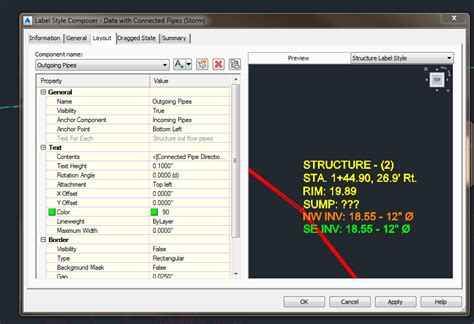 One Proposed Pipe Invert Font To An Existing Structure Autodesk Community