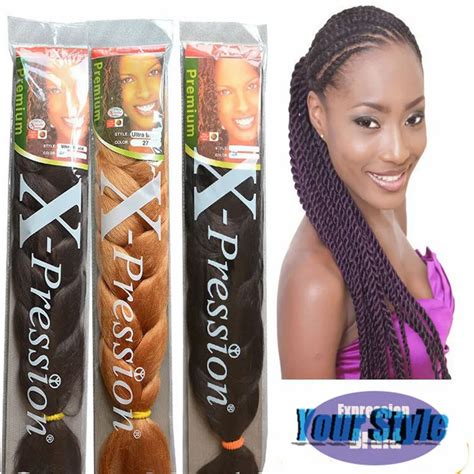 82 25 Colors Expression Braid 165G Ultra Kanekalon Expression Braiding Hair Synthetic Crochet