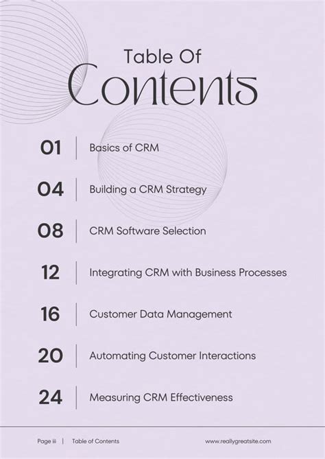 Free And Customizable Table Of Contents Templates Canva