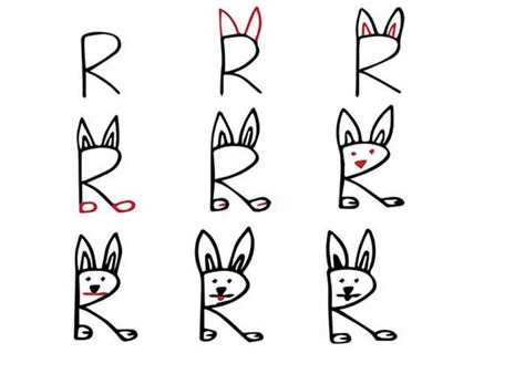 آموزش ساده نقاشی با حروف انگلیسی به کودکان از حرف R تا Z انواع سنین