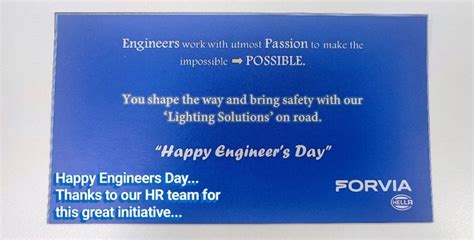 Vijayakumar Sudarsanam On Linkedin Happy Engineers Day