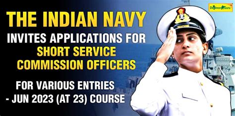 Indian Navy SSC Officers Recruitment 2023 Notification Out