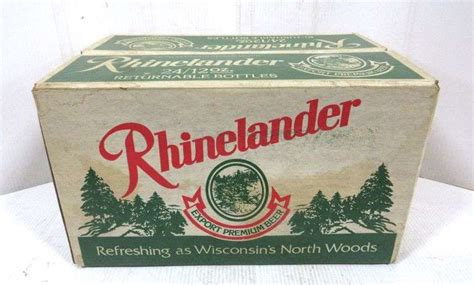 Rhinelander Beer Box Albrecht Auction Service