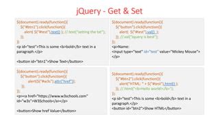 Introduction To JQuery The Basics PPTX Introduction To JQuery The Basics PPTX