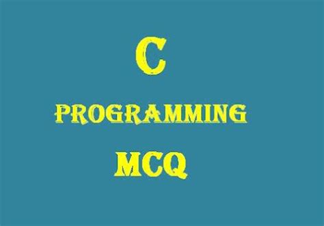 C Programming MCQ For WBJECA SET
