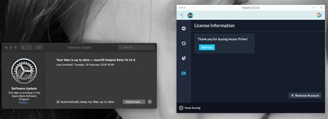 Mojave 10144 Beta 2 Insync Crash Bugs And Issues Insync Forums