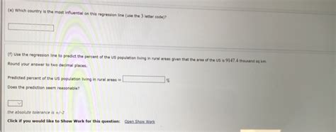 Solved Two Variables In The Dataset Allcountries Are The