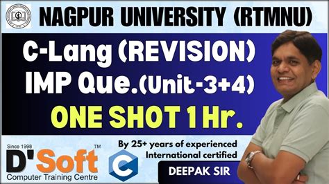 C Language Imp Unit 34 Bca Bsc Csit 1st Sem Rtmnu Exam Youtube