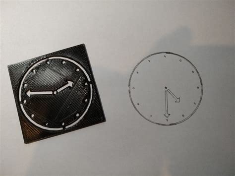 Analog Clock Stencil By Jnorre Download Free Stl Model
