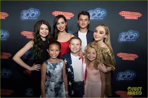 Sofia Carson Sabrina Carpenter And Kevin Quinn Premiere Adventures In