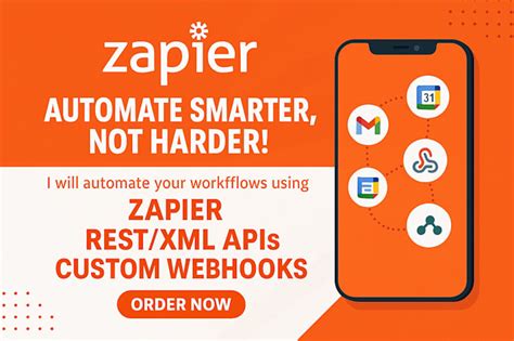 Do Zapier Make Com Automation Webhooks Json Xml Web Rest Api Integration By Ishfaq0323 Fiverr