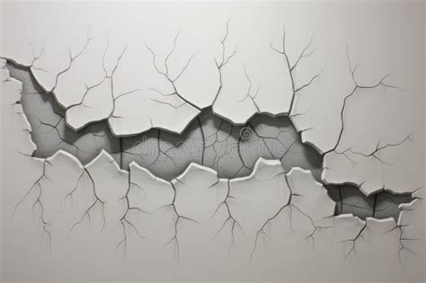 Abstract White Wall Crack Broken Structure Stock Illustration Illustration Of Stucco Blank