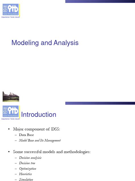 Spk Minggu 3 Modeling And Analysis Pdf Mathematical Optimization Simulation