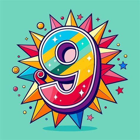 Premium Vector 9 Number Or Nine Number 3d