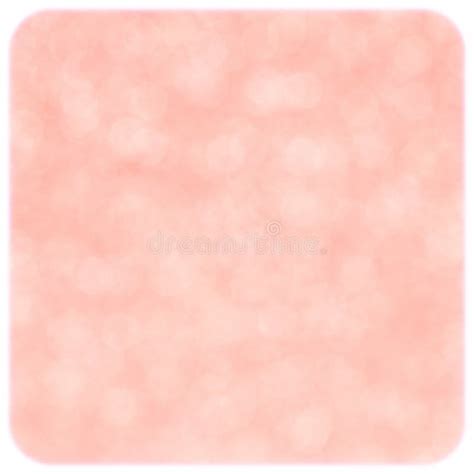 Pink Bokeh Texture With Rounded Corners Against White Stock Image