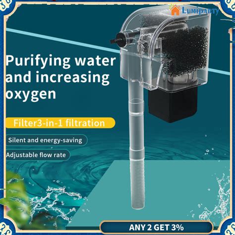 Lumiparty Suspension ปั ๊ มออกซิเจน แขวนติดผนังตู ้ ปลากรองน ้ ํา พิพิธภัณฑ ์ สัตว ์ น ้ ําก