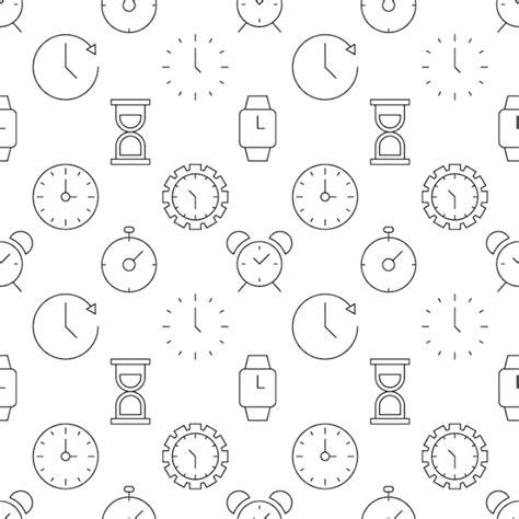 Diverse Collection Of Timekeeping Icons And Symbols Jiffy Designs