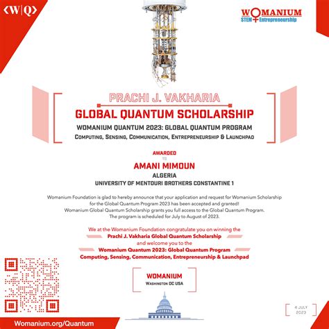 “quantum Key Distribution” The Global Quantum Project Womanium By